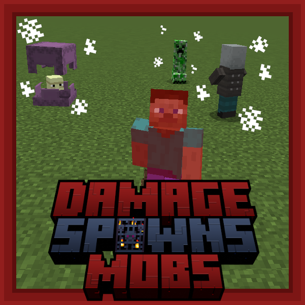 Аддоны Damage Spawns Mobs — Minecraft Моды — ModStock