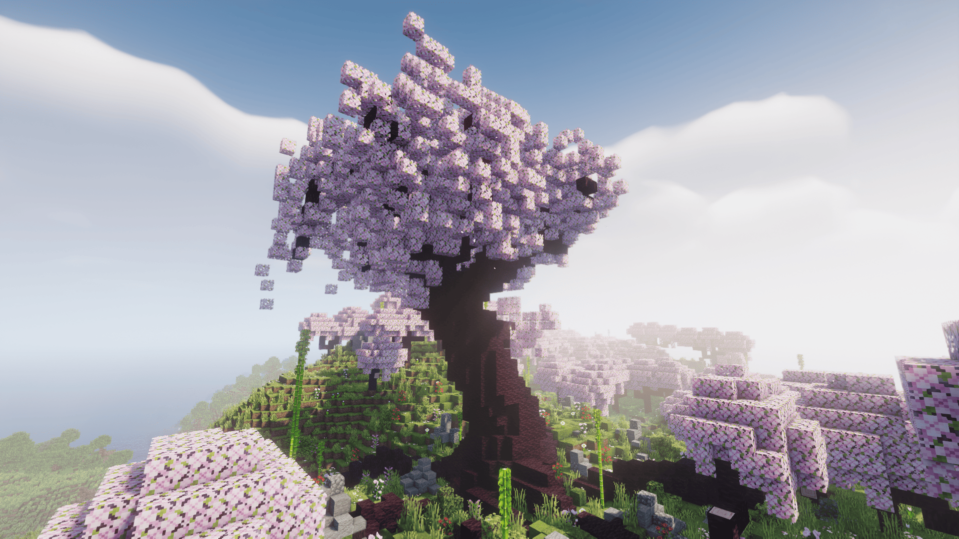 Аддоны Nebulus cherry blossom tree — Minecraft Моды — ModStock