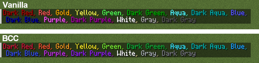Download Better Color Codes — Minecraft Resourcepacks — ModStock