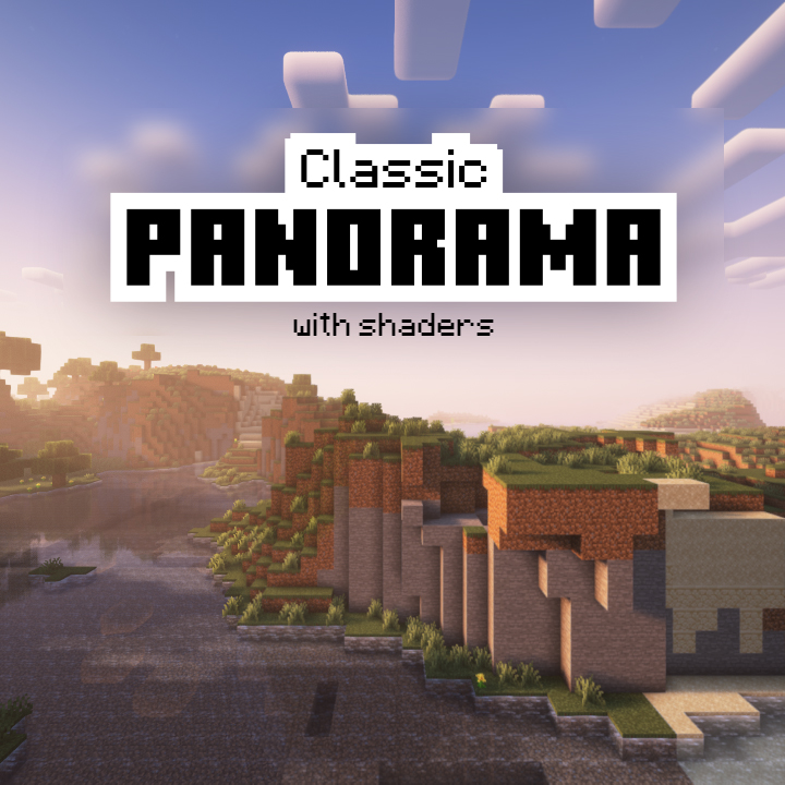 Галерея Classic panorama with Shaders (Java Edition) — Minecraft Ресурспаки — ModStock