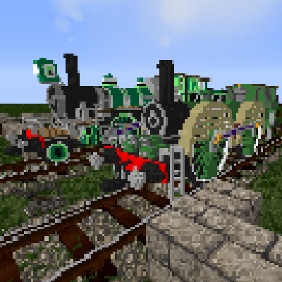 Галерея [Immersive Railroading] Shaded's Custom Voxel Train Pack REBORN ...