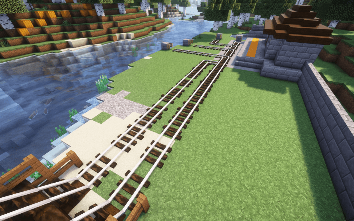 Скачать Rickety Dark Oak Rail (3d models) — Minecraft Ресурспаки — ModStock